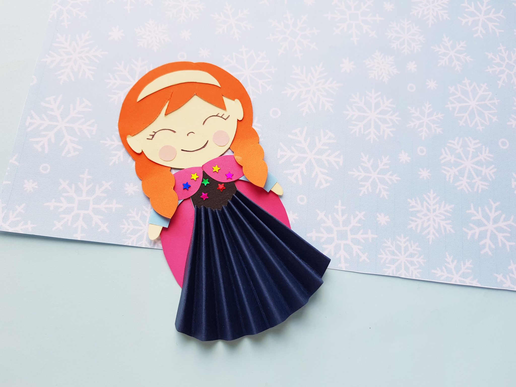 Anna from Frozen Papercraft Doll - Instant Impressions Travel Services