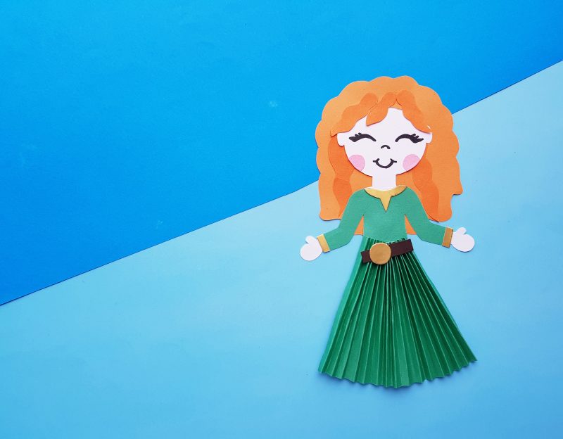Princess Merida From Brave Paper Doll Craft - Instant Impressions ...