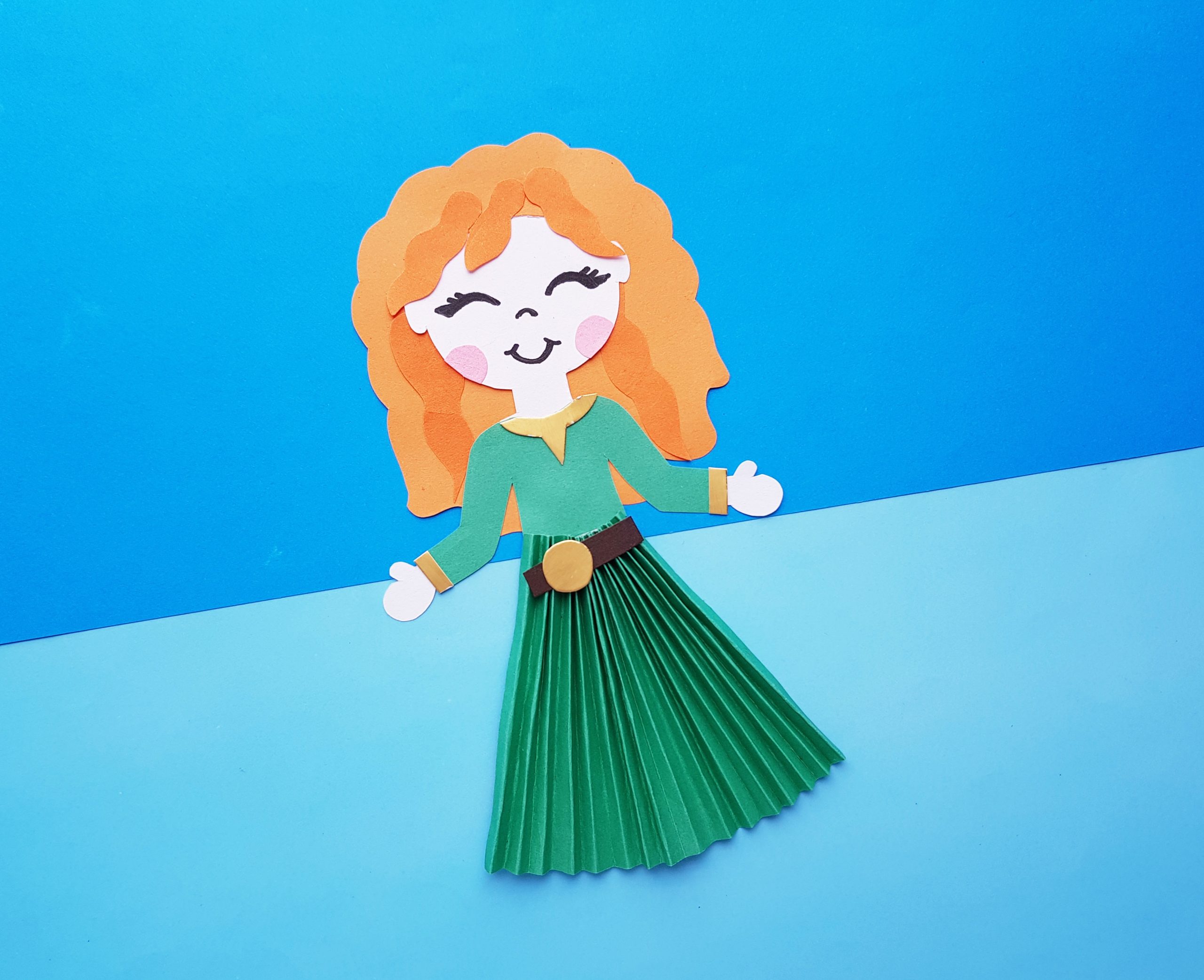 Princess Merida From Brave Paper Doll Craft - Instant Impressions ...