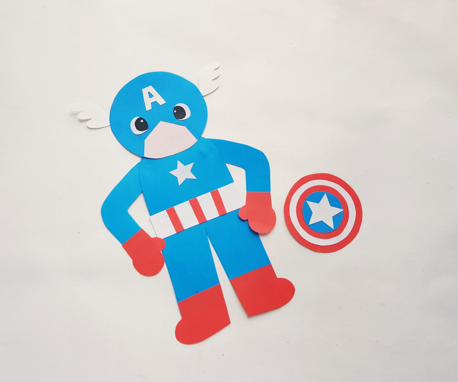 Captain America Puppet Papercraft - Instant Impressions Travel Services